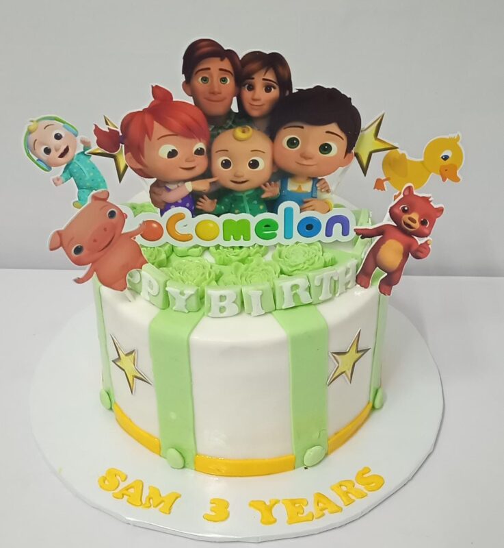 Cocomelon Themed Cake - Jospah Cakes