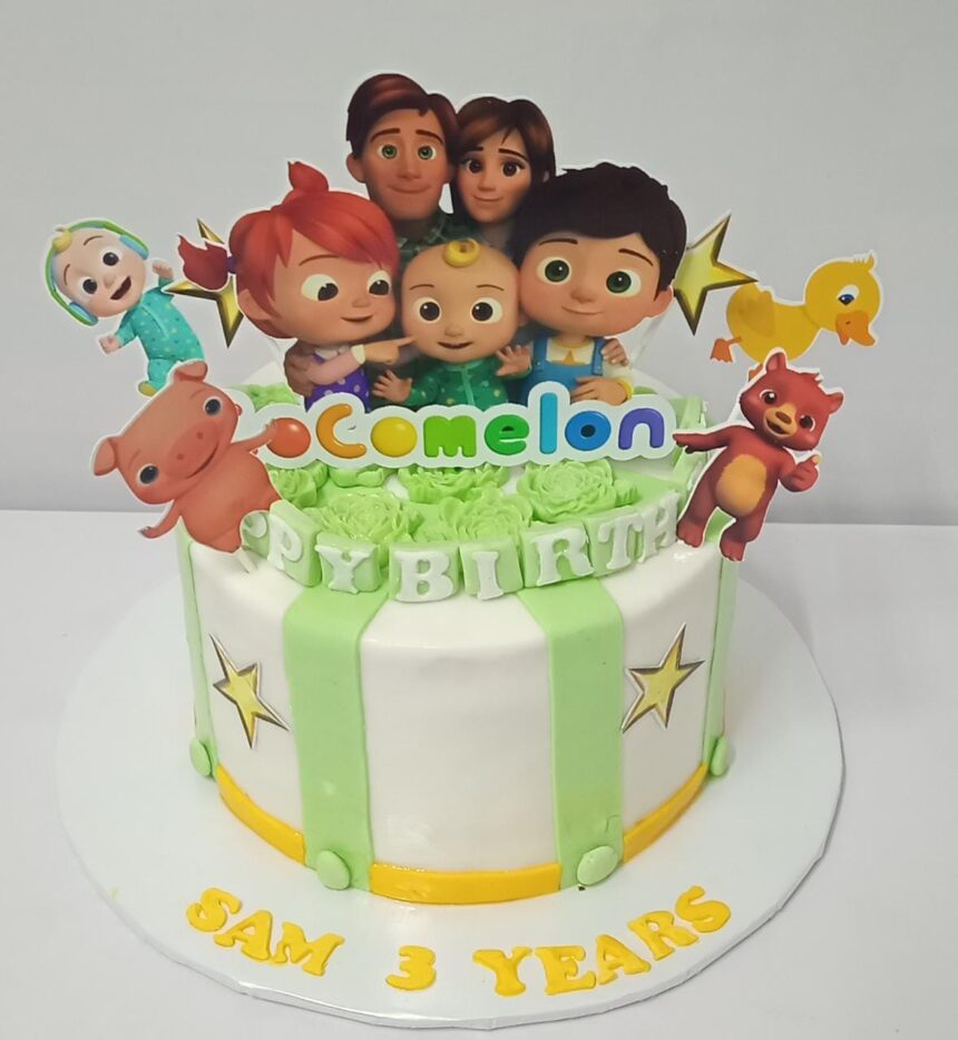Cocomelon Themed Cake - Jospah Cakes