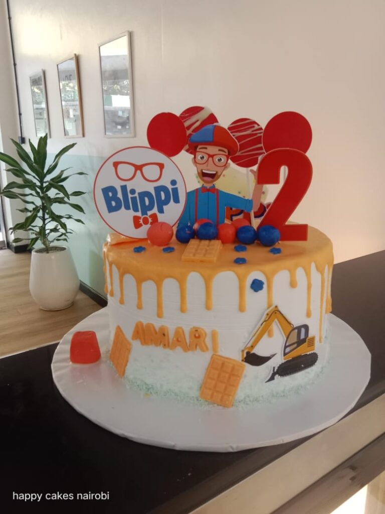 Blippi Cartoon Themed Cake - Jospah Cakes